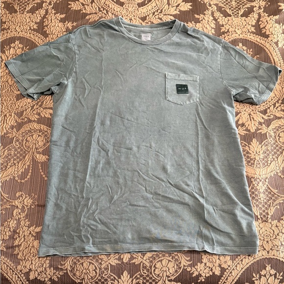 HUF | Shirts | Mens Huf Box Logo Pocket Tshirt Size Large Great ...